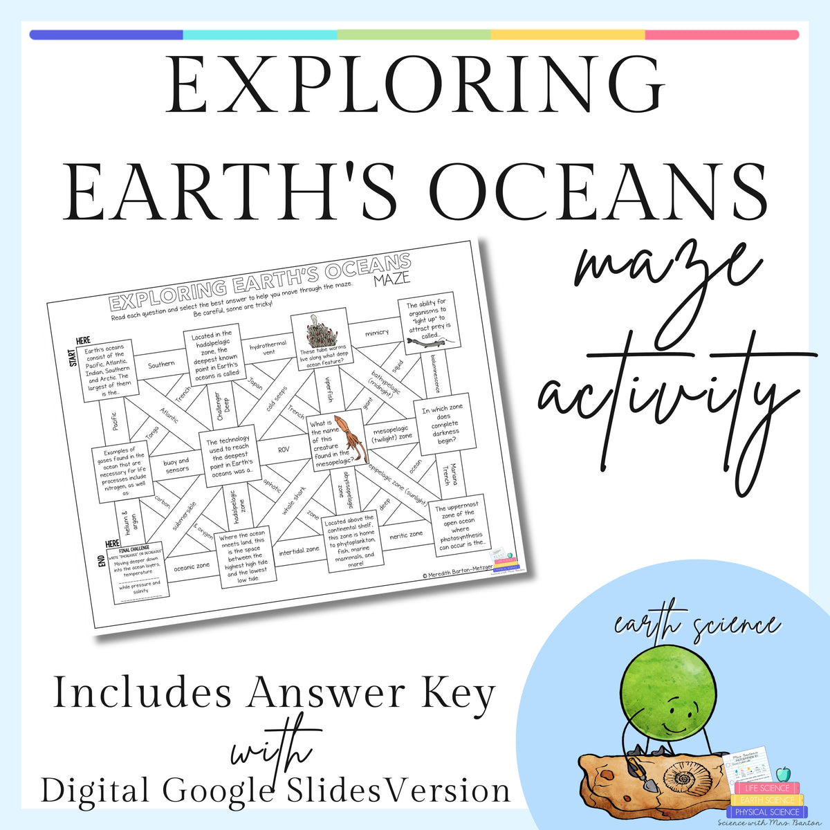 Maze - Exploring Earth's Oceans – Science with Mrs. Barton