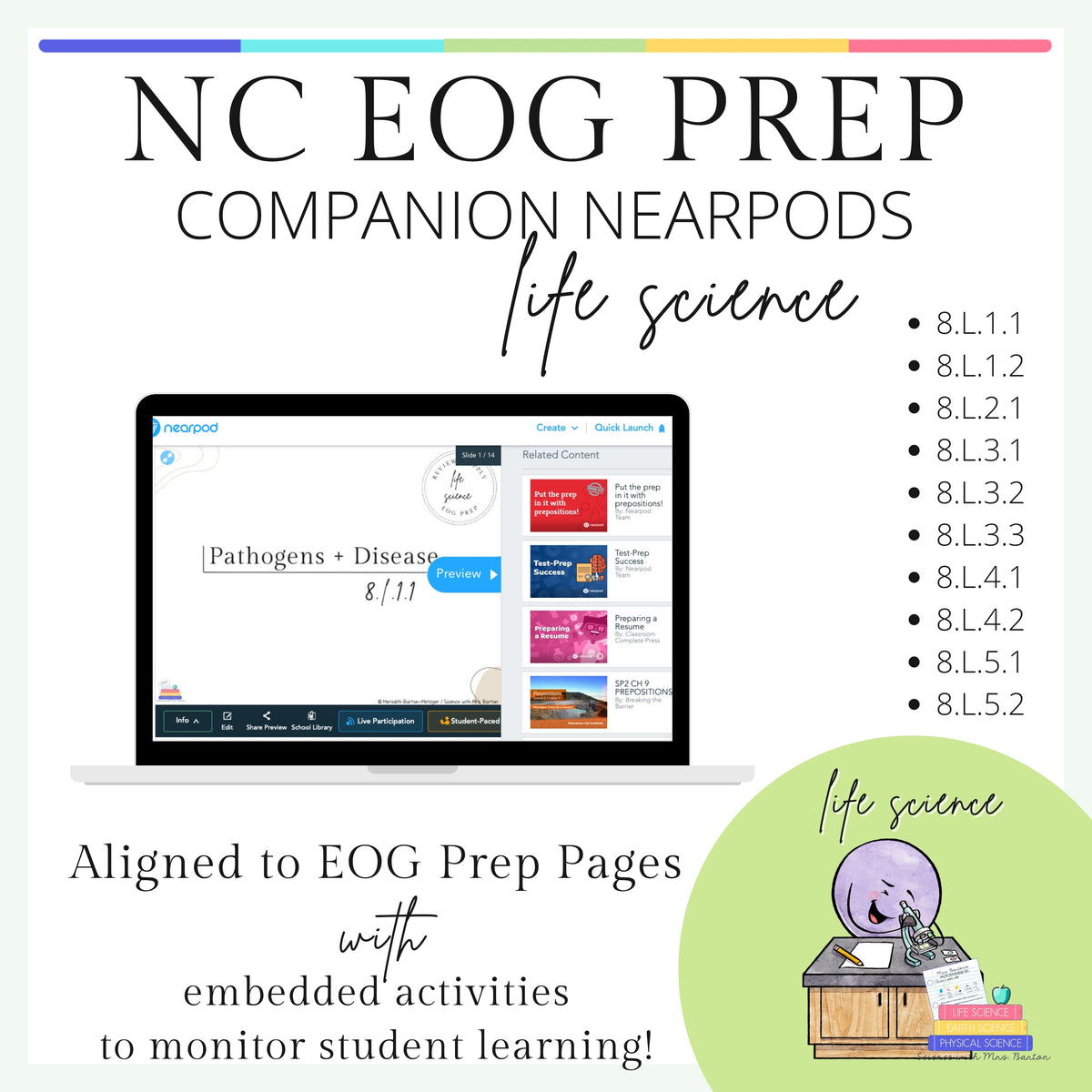 EOG Prep - Companion Nearpods - Life Sci – Science with Mrs. Barton